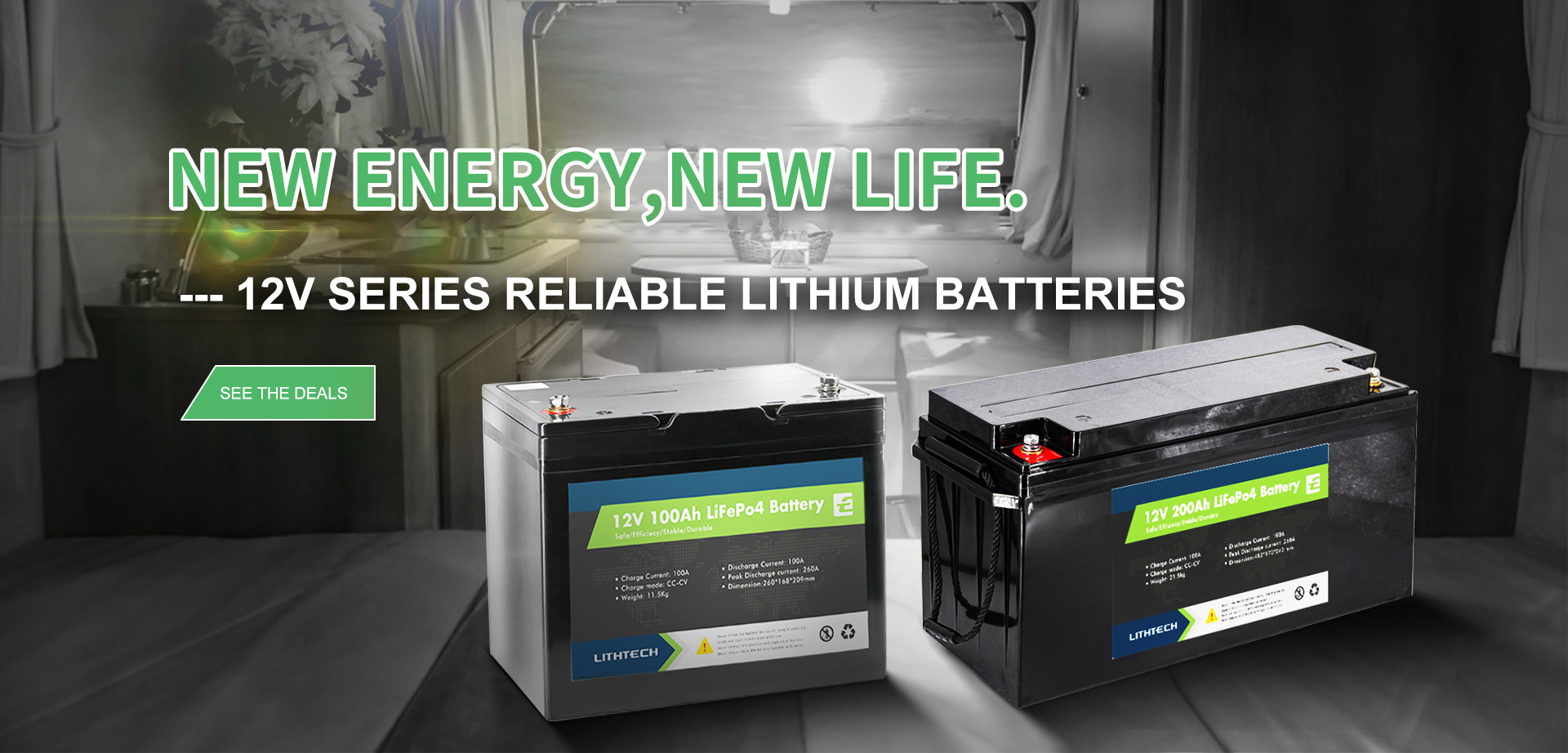 Lithium Battery Solution – Lithtech Energy HomePage